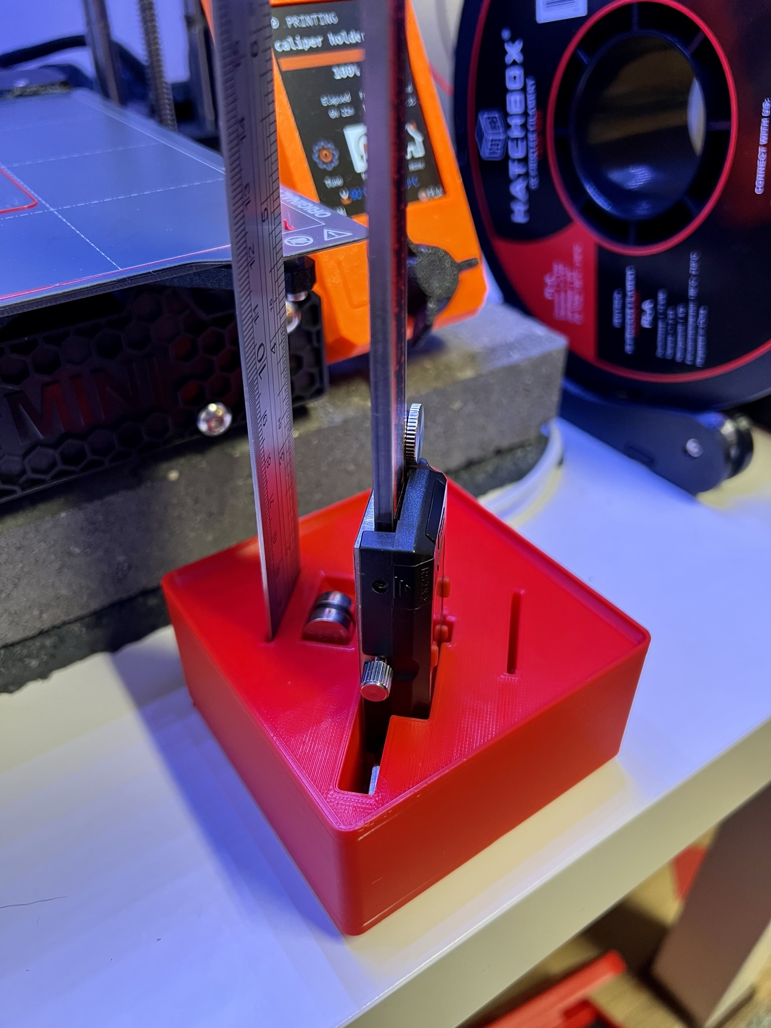 Gridfinity Vinca Caliper and ruler holder by geekifier | Download free ...