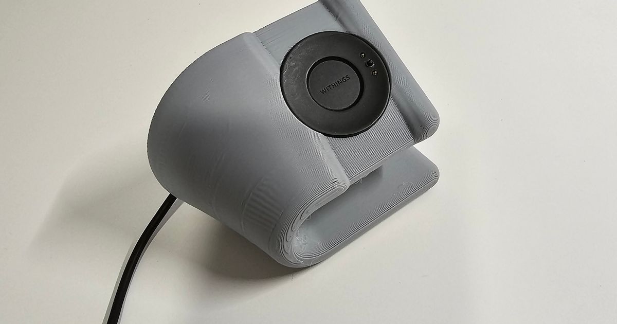 Withings Scanwatch Charging Stand squared by Mazori | Download free STL ...