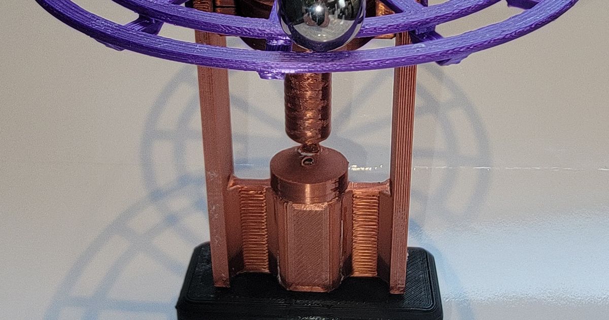 Remixed base for: A 3D Printed Kinetic Marble Machine by dmclean ...