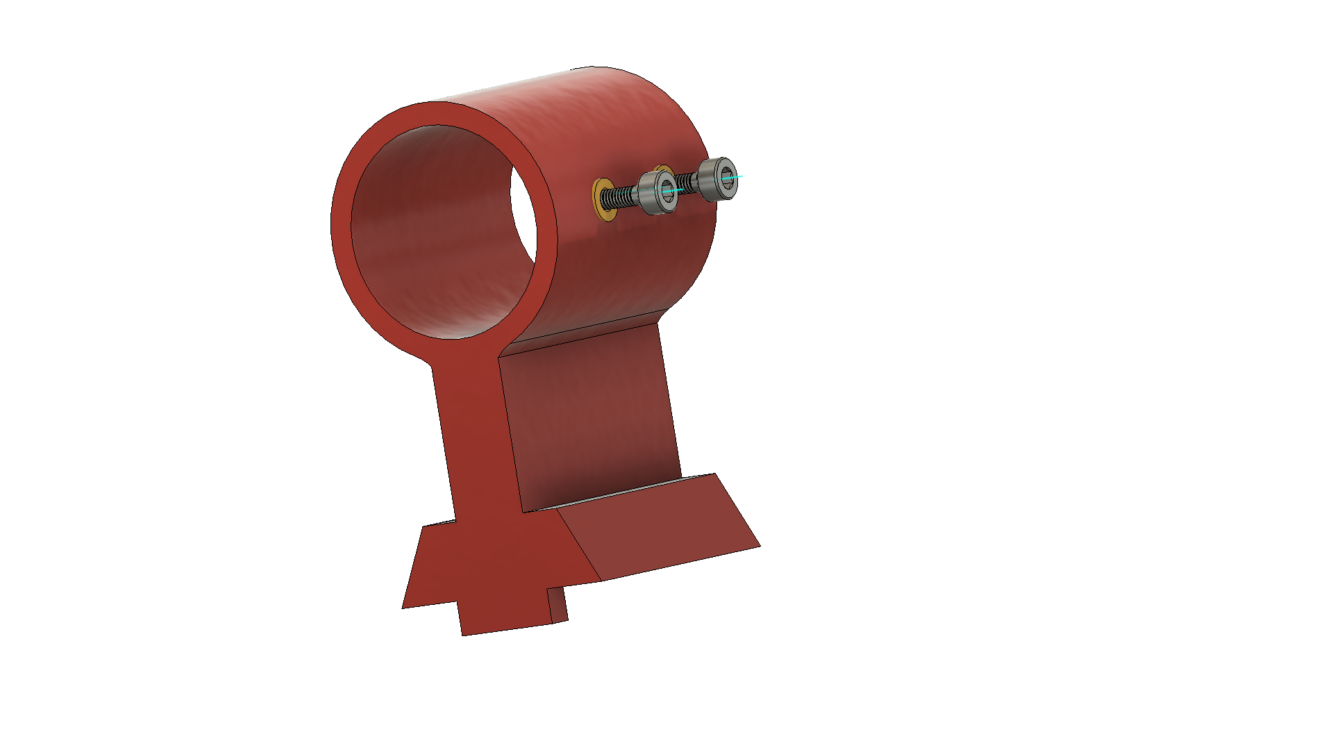 Laser Pointer holder for telescopes by spofali | Download free STL ...