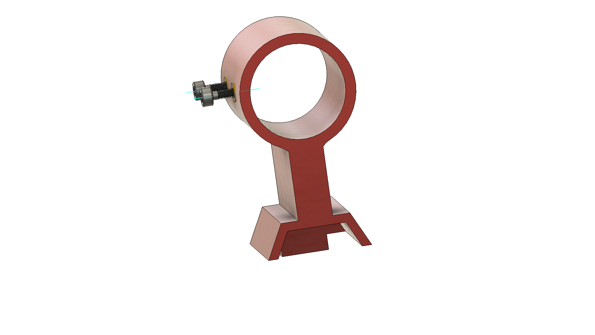 Laser Pointer holder for telescopes by spofali | Download free STL ...