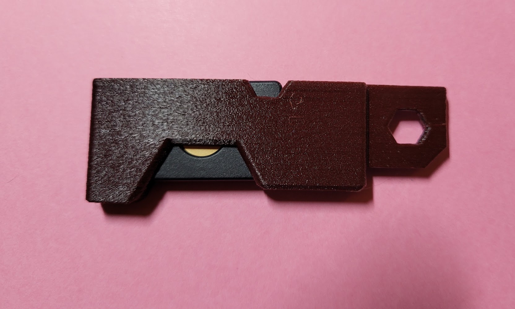 Yubikey 5 NFC holder by chris.d | Download free STL model | Printables.com