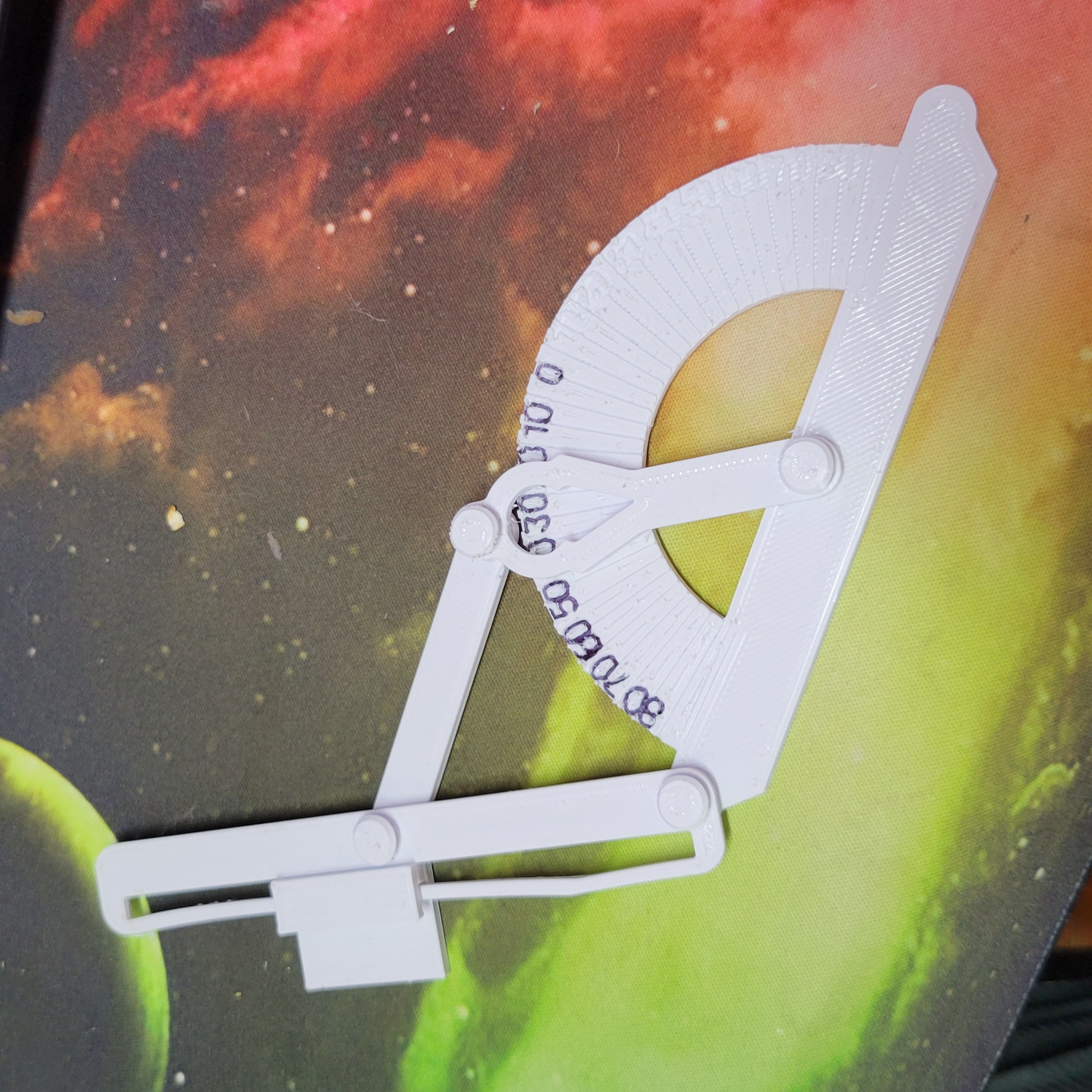 FPV Camera Angle Protractor - Print in place by BadLuck | Download free ...