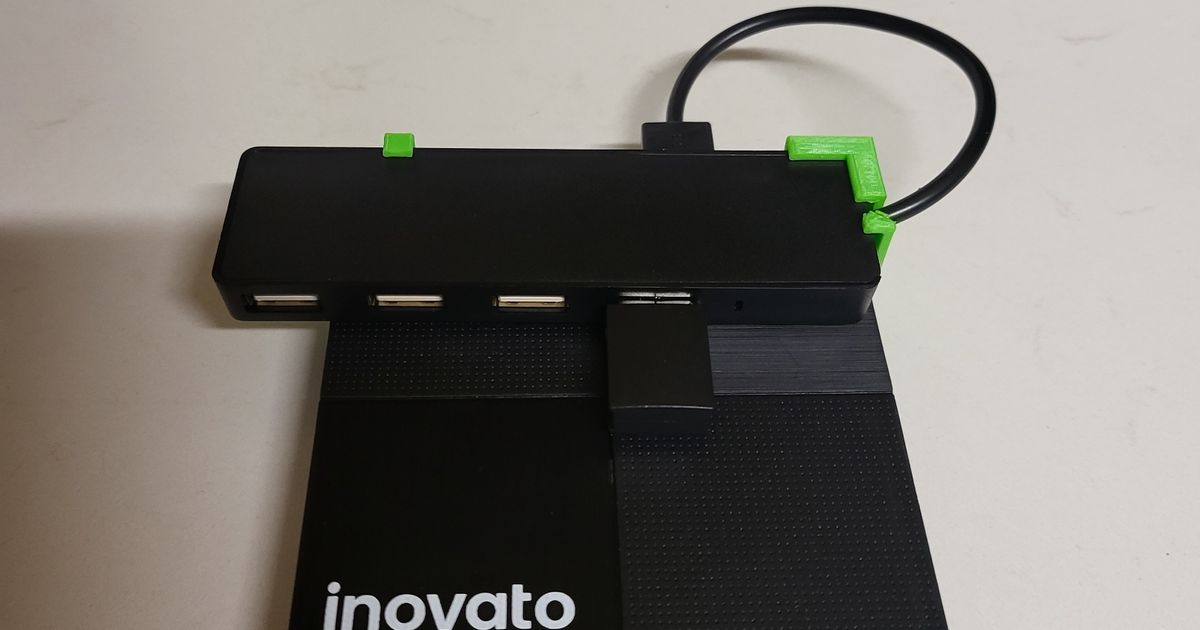 Inovato USB Hub mount by Vesom | Download free STL model | Printables.com