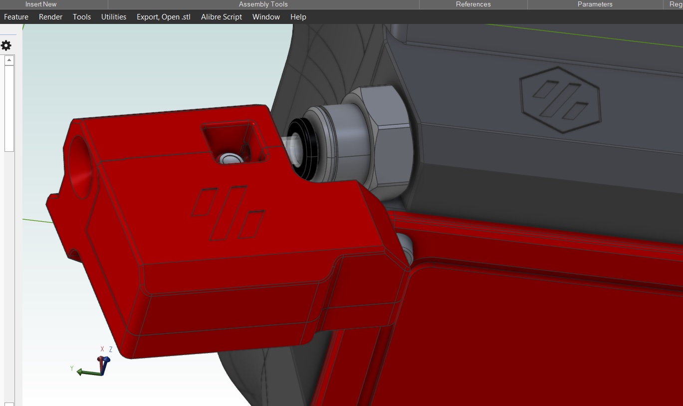 Filament Runout Sensor for Voron side entry exhaust. by Ken226 ...