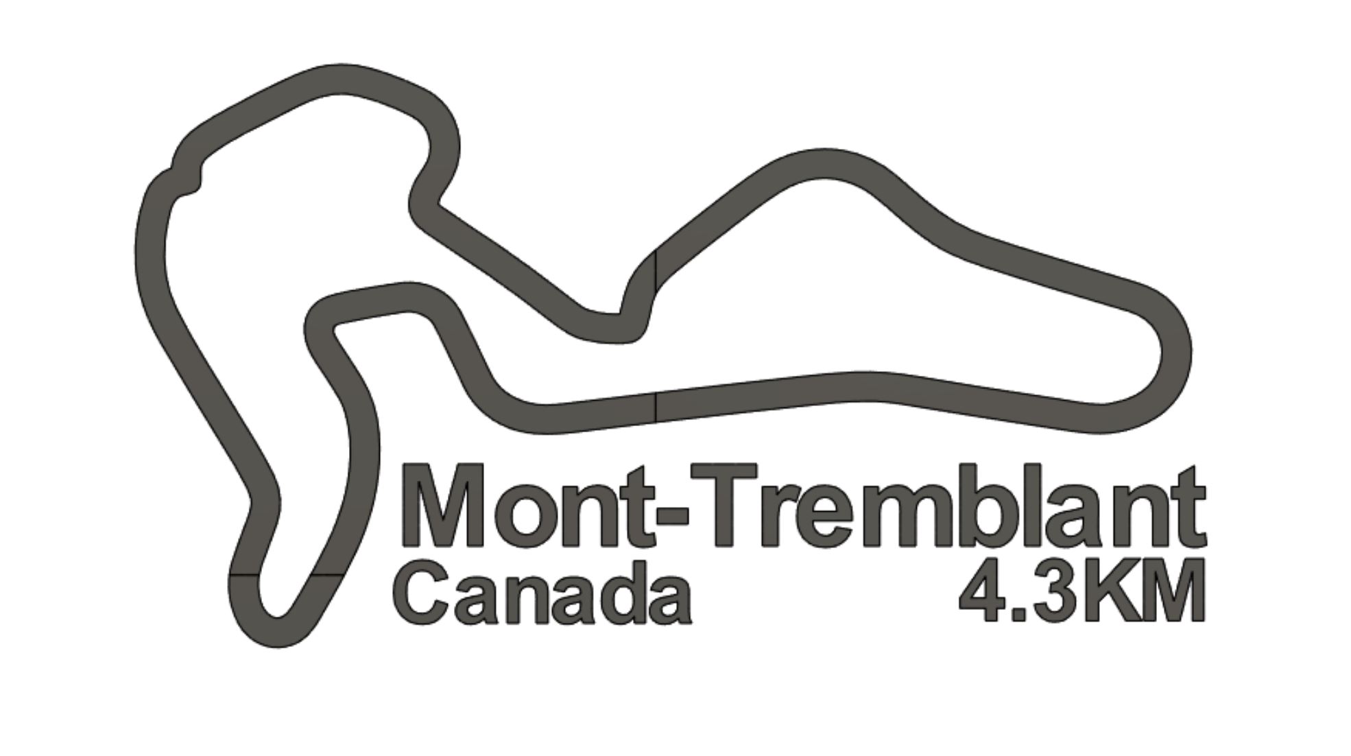 Mont Tremblant race track wall art. by Beeks1996 | Download free STL ...