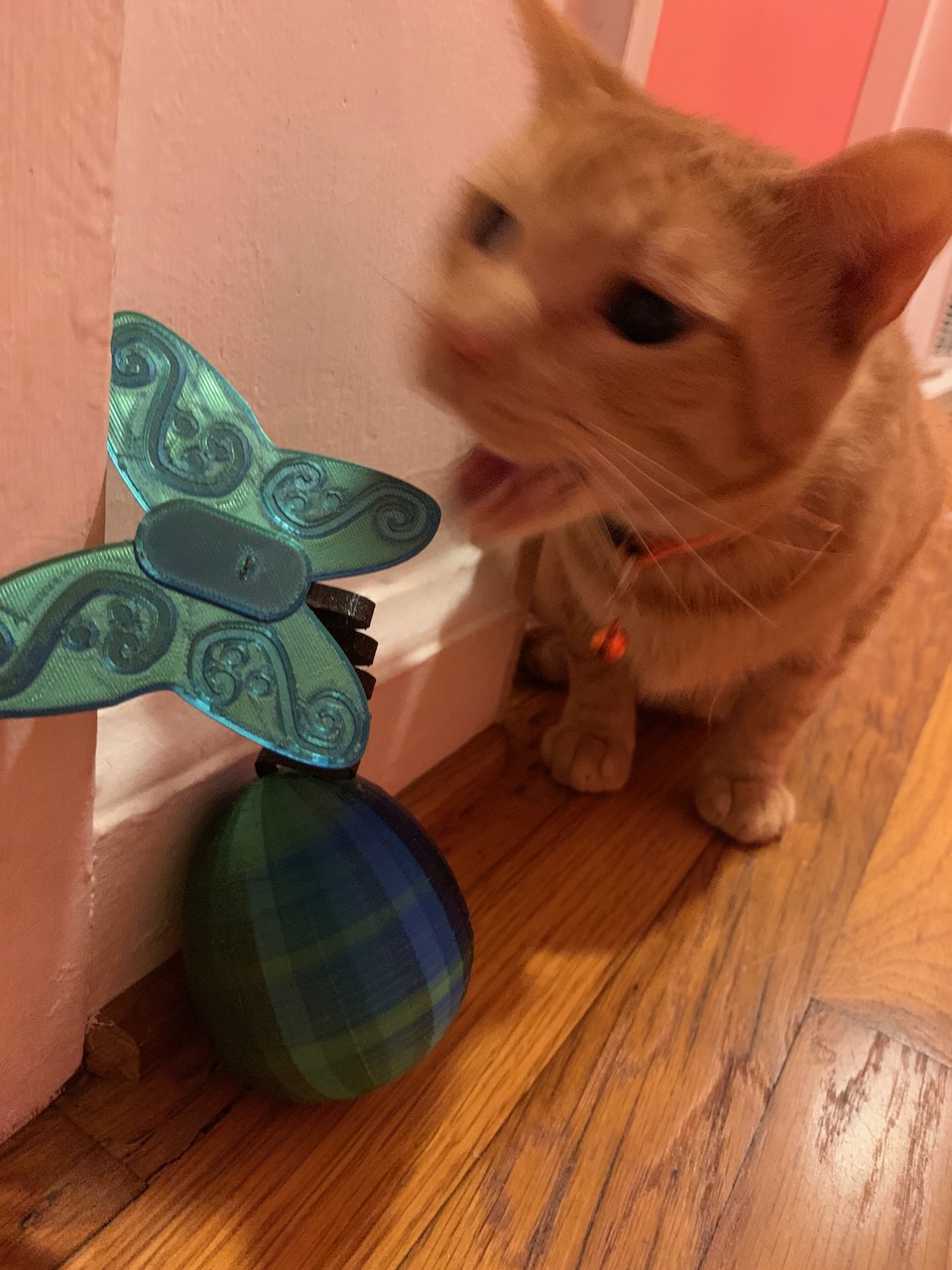 Wobbly Weeblefly Cat Toy by litlnemo | Download free STL model ...