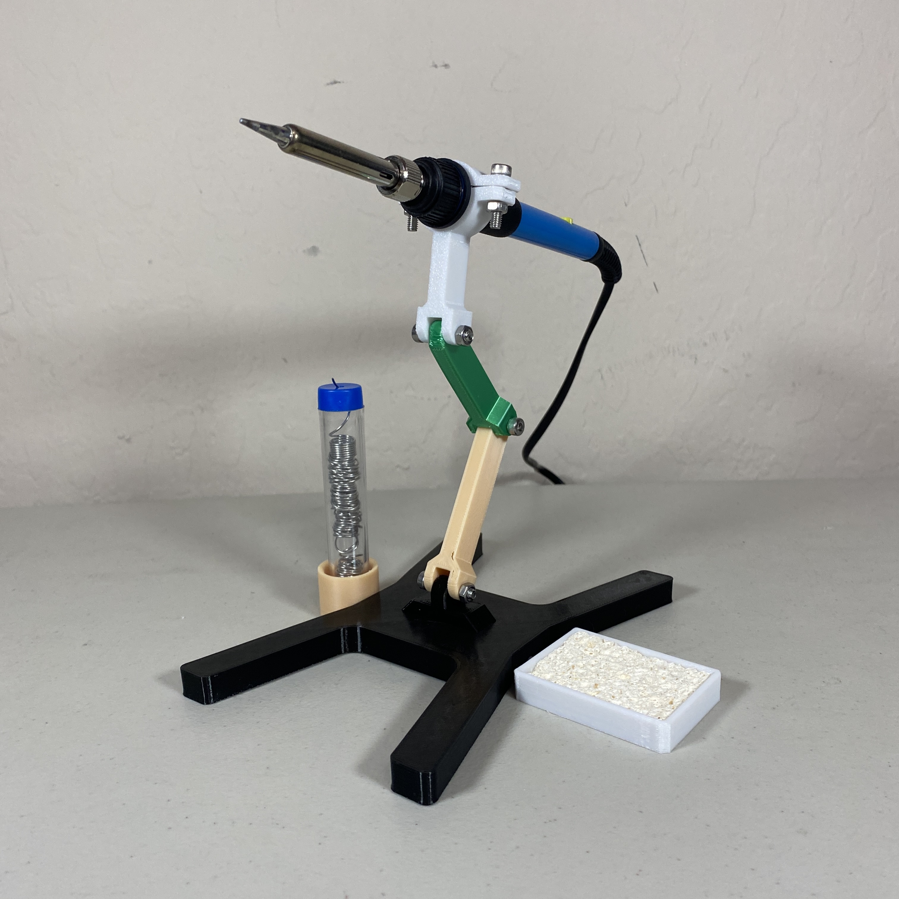 Modular and Adjustable Soldering Station/Soldering Iron Holder by Yams ...