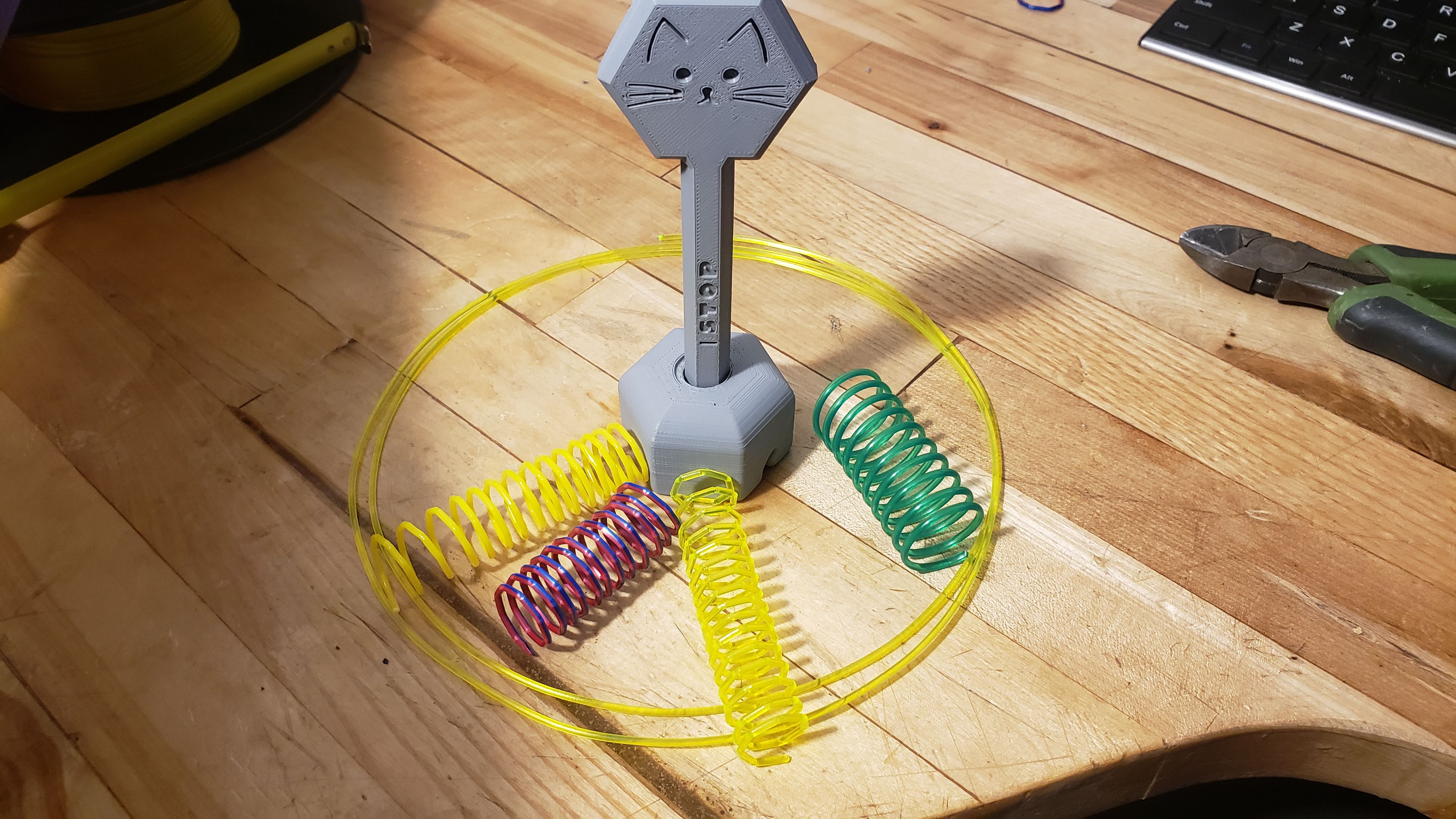 Cat Spring Toys Maker by Froy192 | Download free STL model | Printables.com