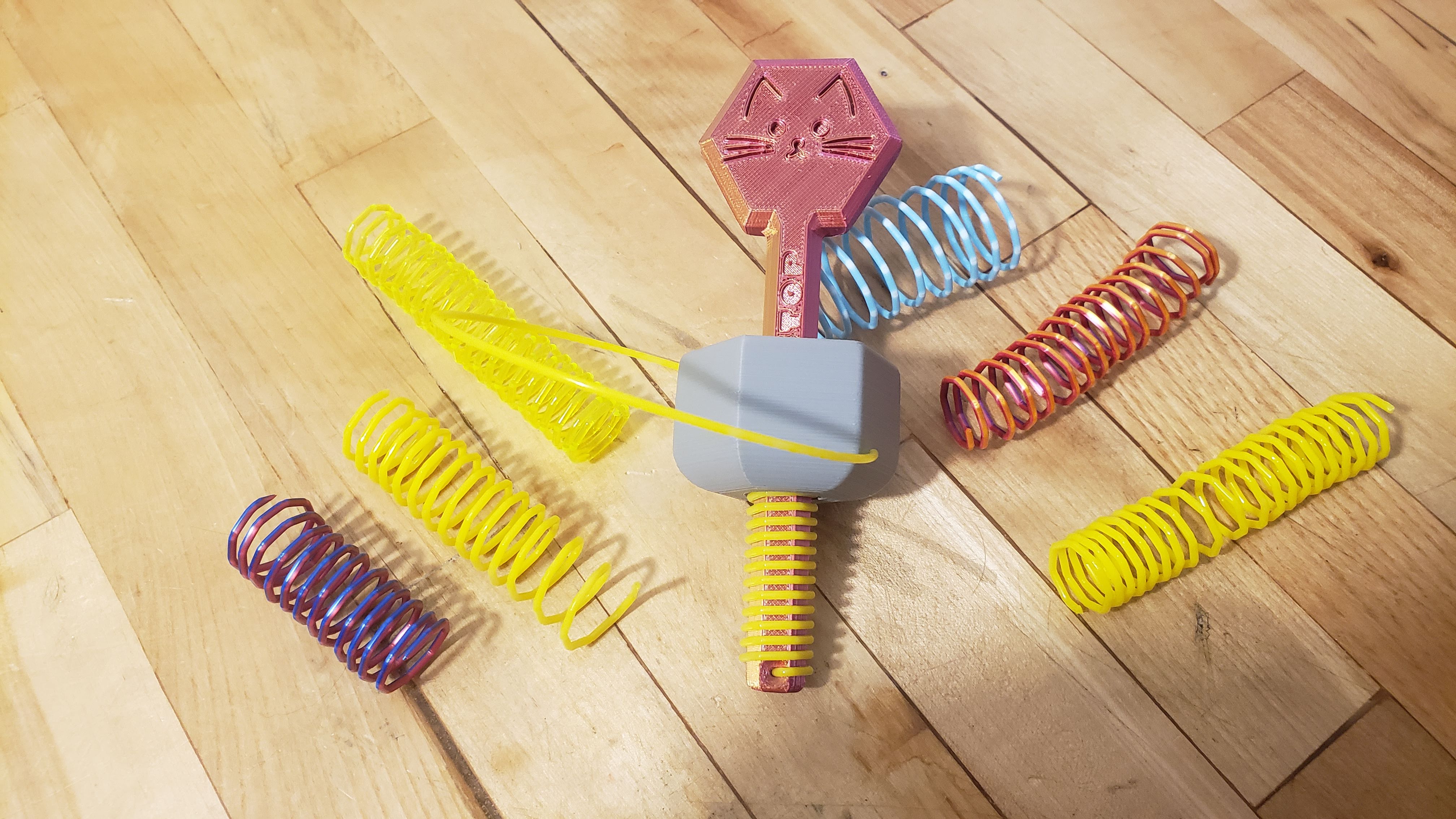 Cat Spring Toys Maker by Froy192 | Download free STL model | Printables.com