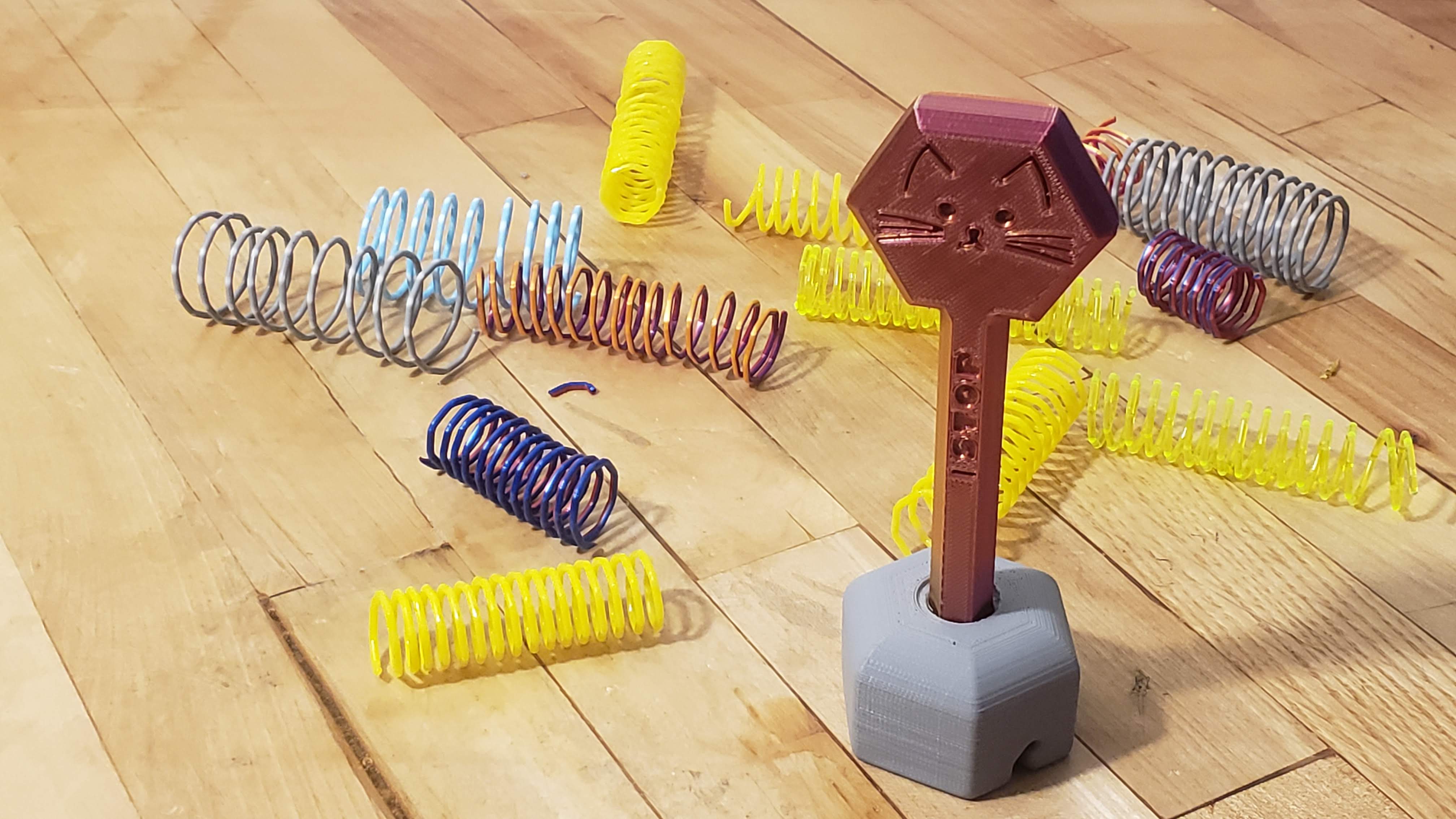 Cat Spring Toys Maker by Froy192 | Download free STL model | Printables.com