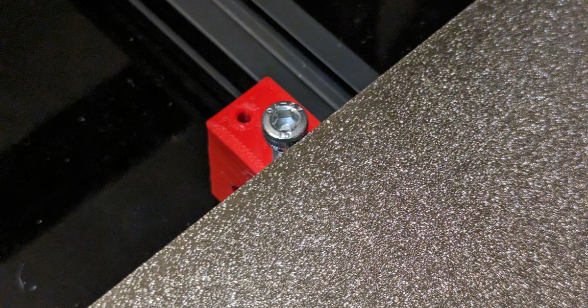Voron 2.4 Flex Plate Stops by Jason | Download free STL model ...
