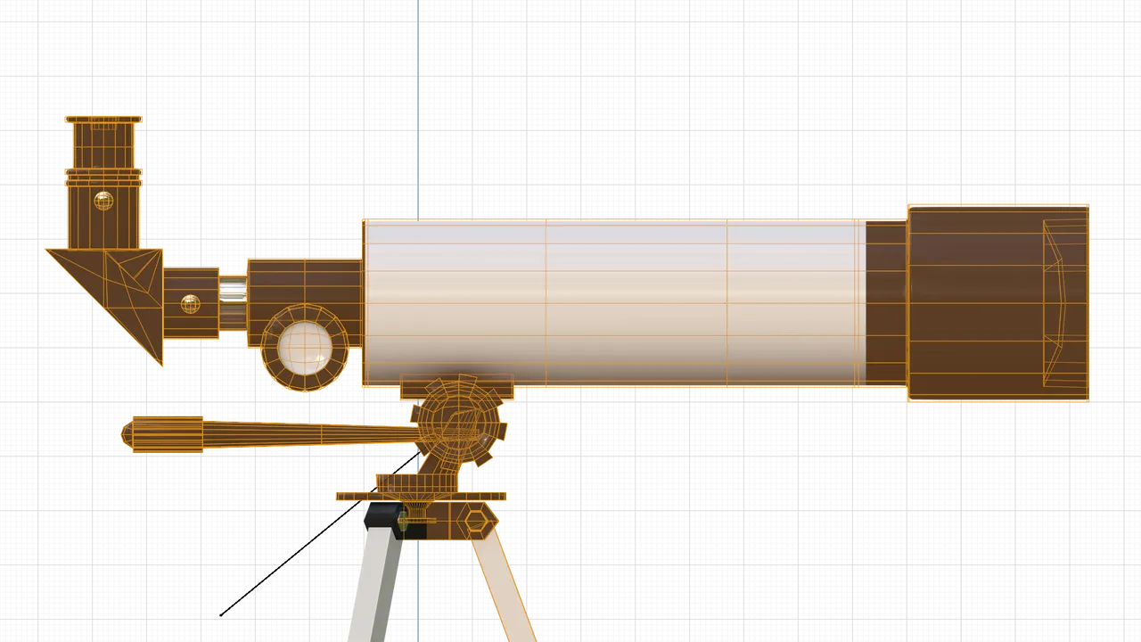 Backyard Telescope Render Model by Books | Download free STL model ...