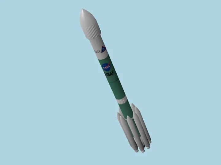 Delta Rocket by Books | Download free STL model | Printables.com