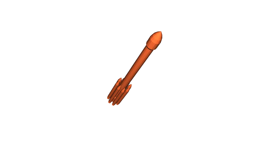 Delta Rocket by Books | Download free STL model | Printables.com