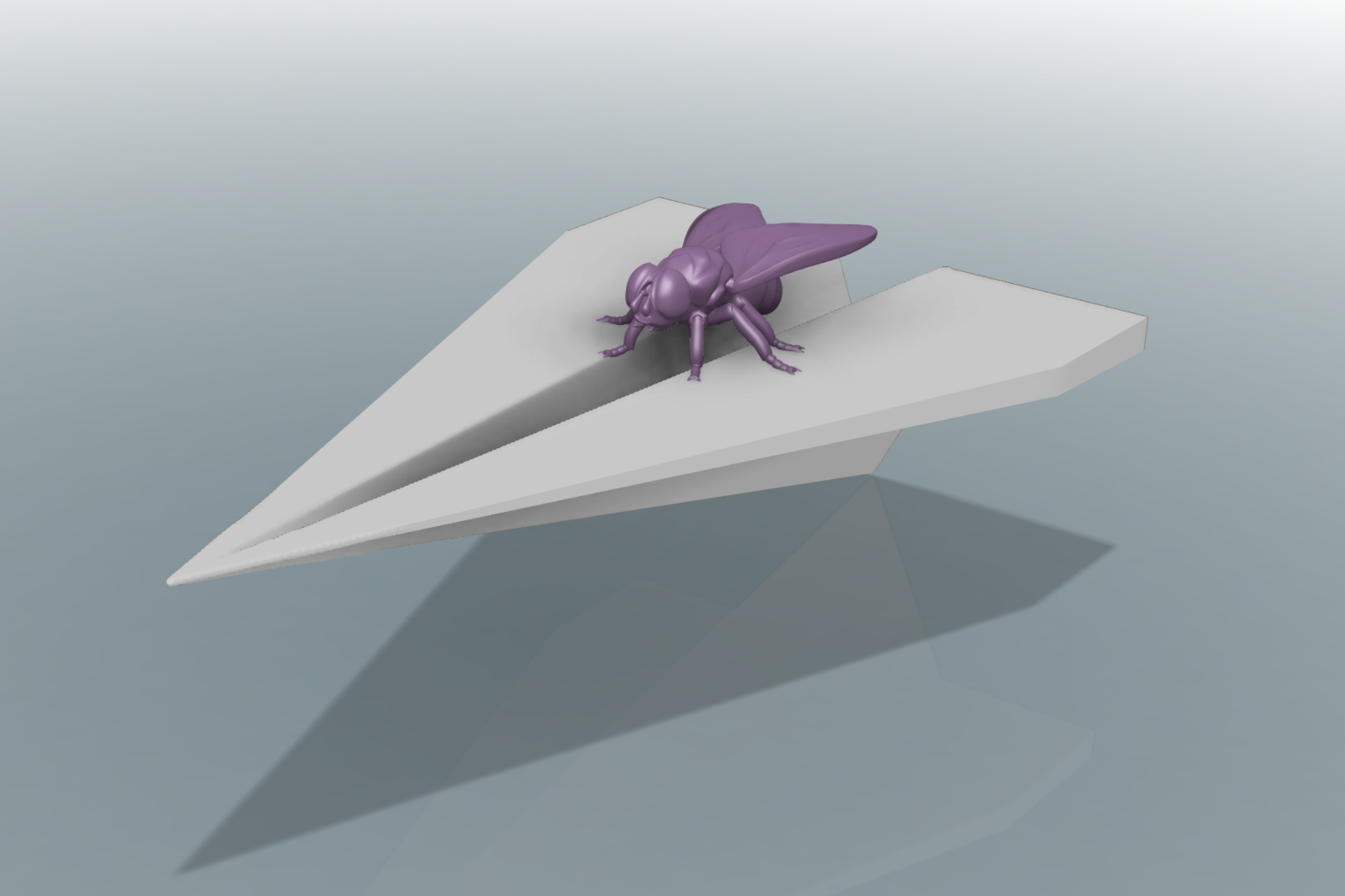 Flying Fly by ShapeMaven | Download free STL model | Printables.com