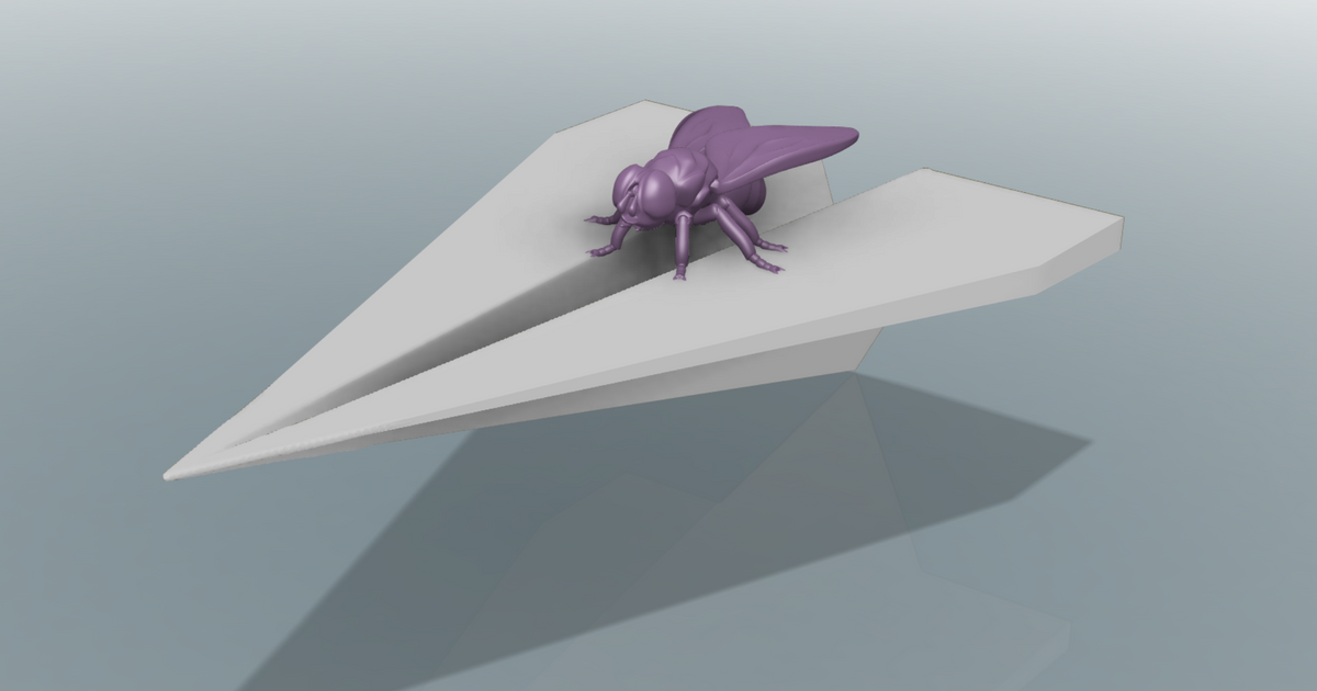 Flying Fly by ShapeMaven | Download free STL model | Printables.com