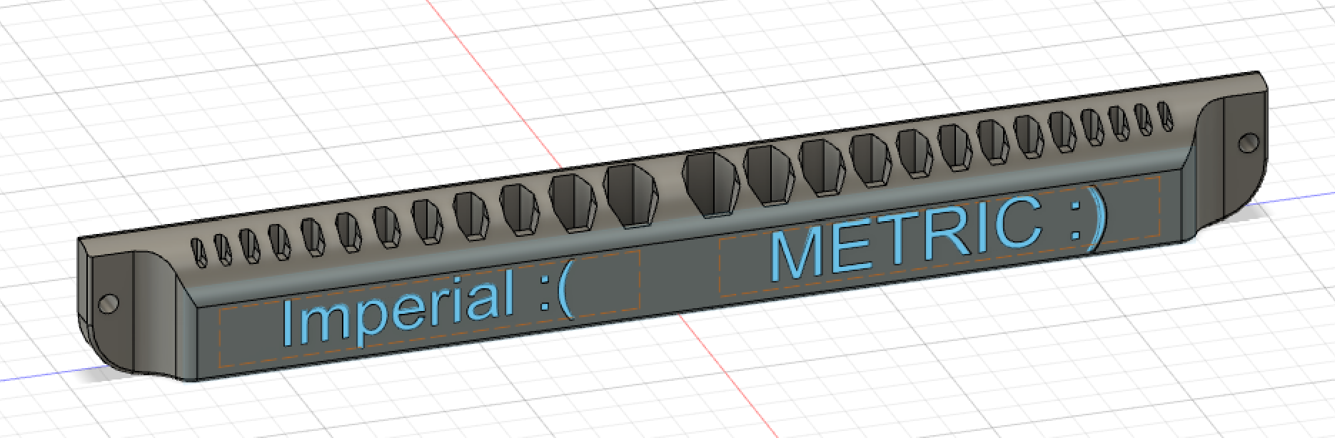 25 Piece Hex Key Holder by Mace3D | Download free STL model ...