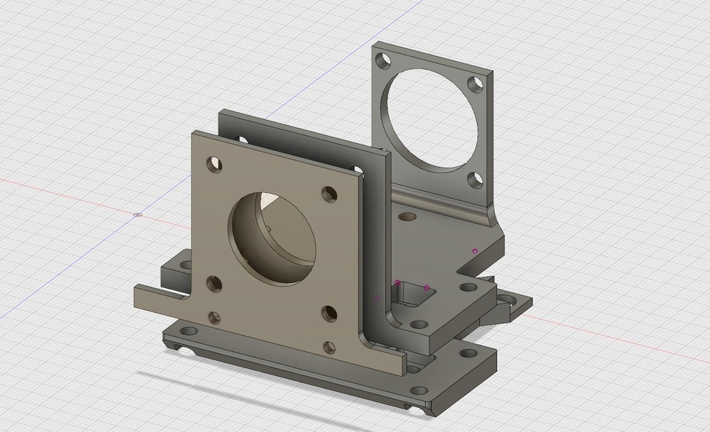 TEVO Tarantula Carriage Extruder Mount by Grzegorz Russek | Download ...