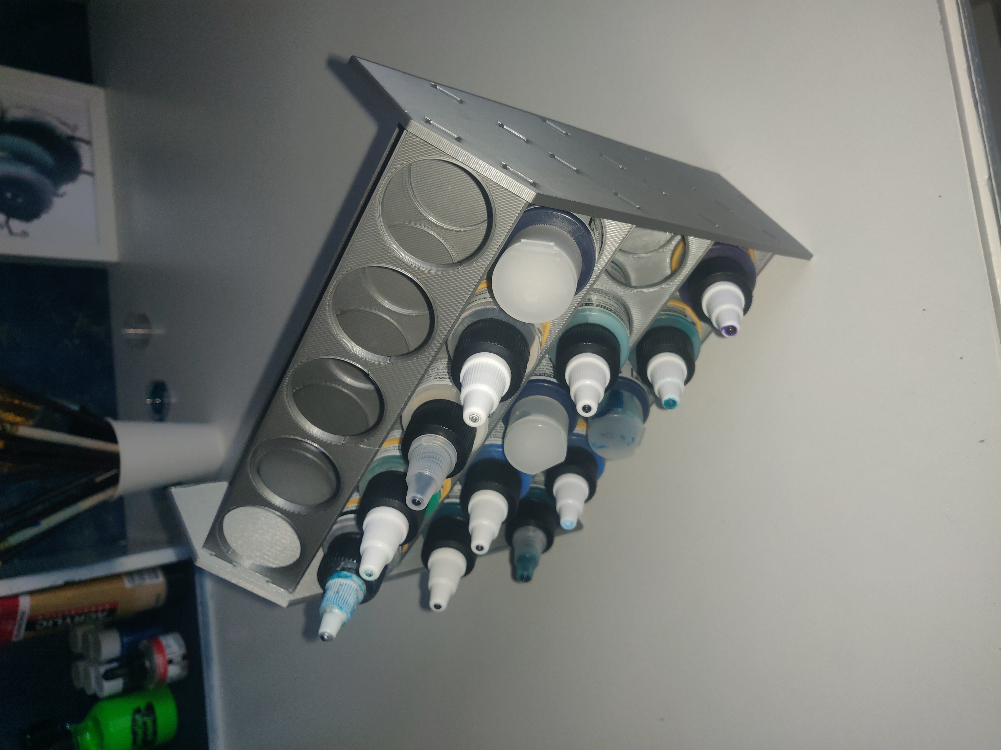 Paint display for bottles 30mm diameter by Ronnster | Download free STL ...