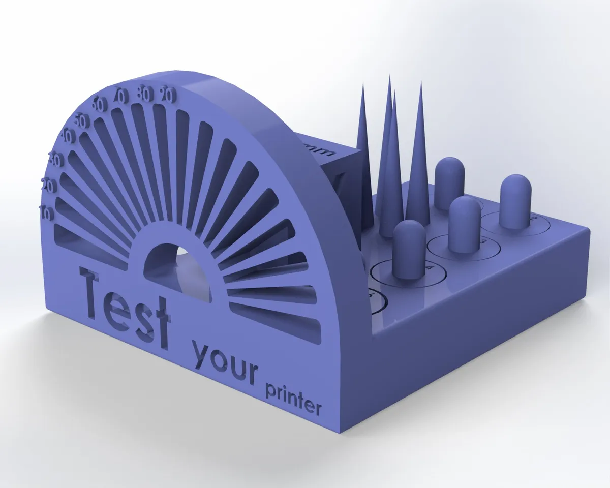 test your printer by Melon3D | Download free STL model | Printables.com