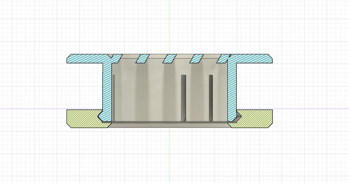 Snap-in Air Vent 30mm (with Parametric Fusion360) by Metikumi ...