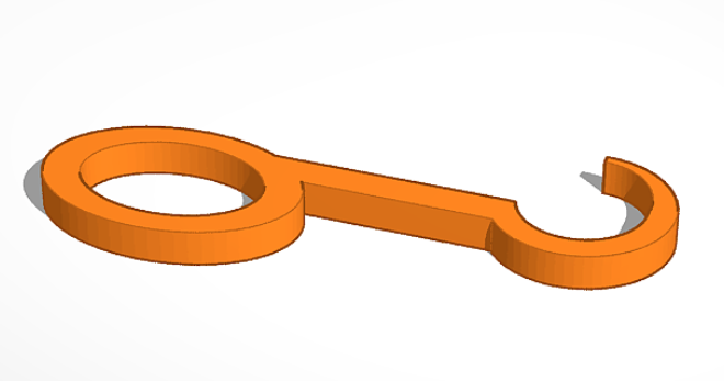 Simple hook by Raul Bejarano | Download free STL model | Printables.com