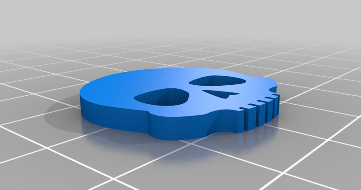 Skull token by ZVirus | Download free STL model | Printables.com