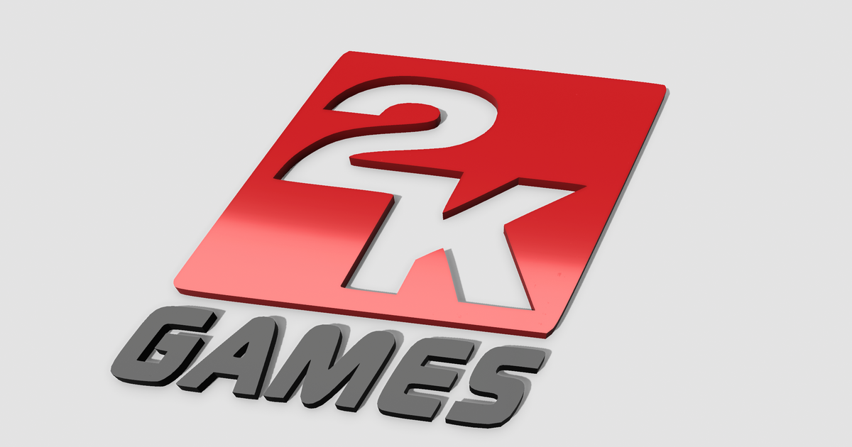 2K Games Log by ToxicMaxi | Download free STL model | Printables.com