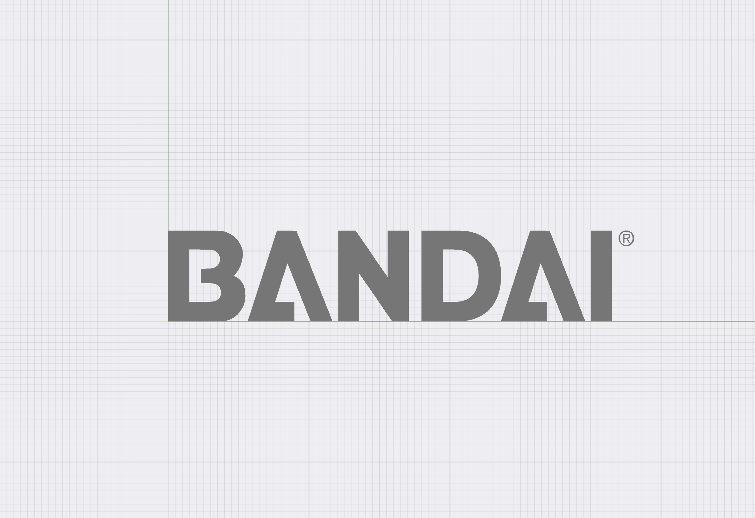 Bandai Logo by ToxicMaxi | Download free STL model | Printables.com