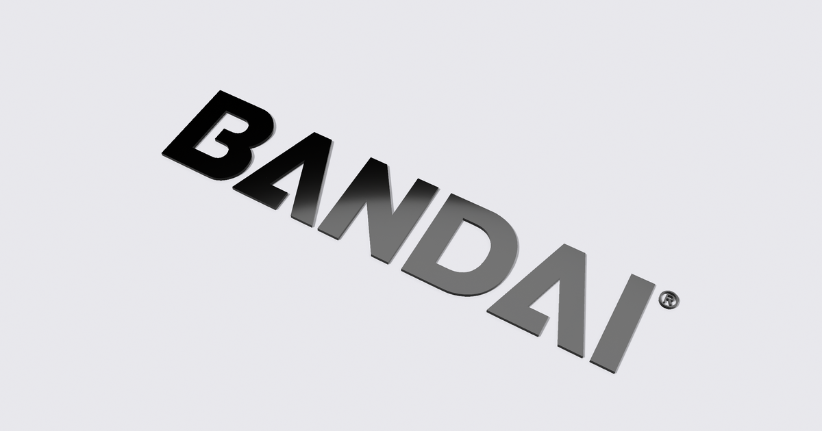 Bandai Logo by ToxicMaxi | Download free STL model | Printables.com
