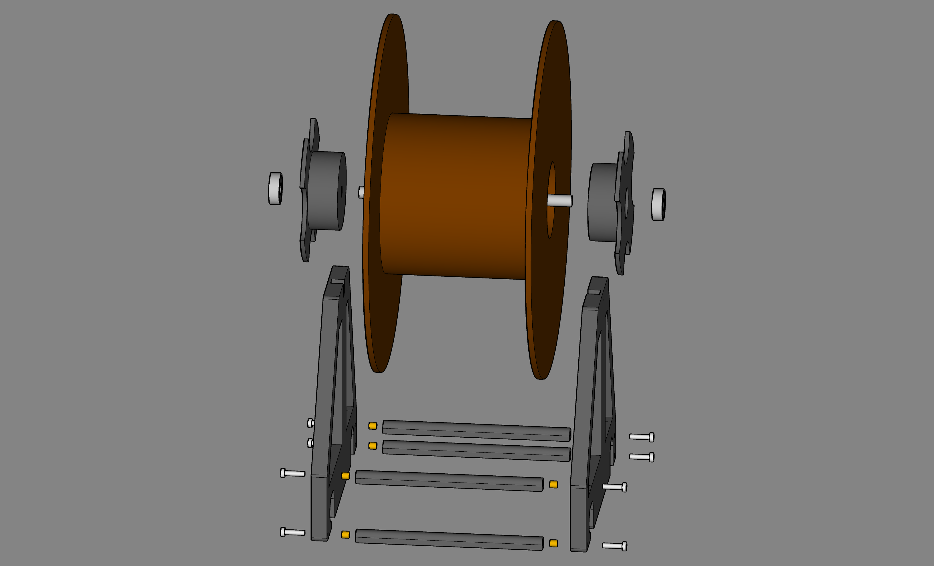 RepRack 3kg Polymaker Spool Stand von Justin Cross | Kostenloses STL ...
