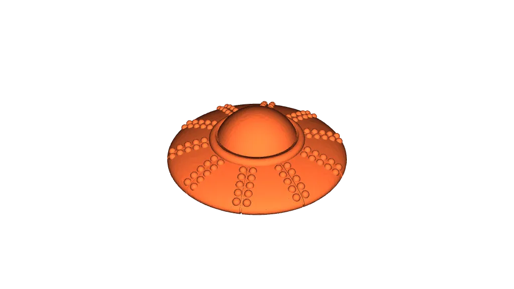 PIP UFO v2.0 Fidget Spinner by DaddyWazzy_TheCreator | Download free STL model | Printables.com