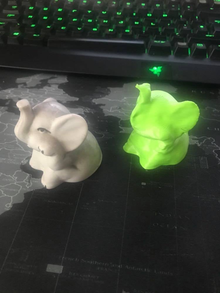 Sitting elephant - 3D Scan by Tom Idea C. | Download free STL model ...