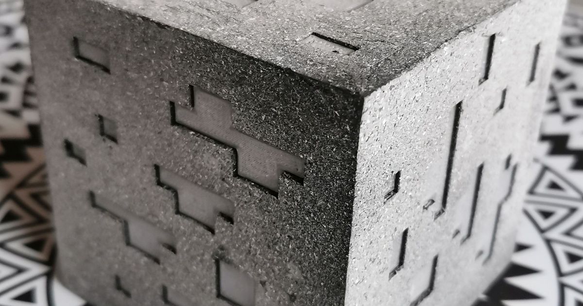 Minecraft ORE light box (lamp) by Hrumque | Download free STL model ...