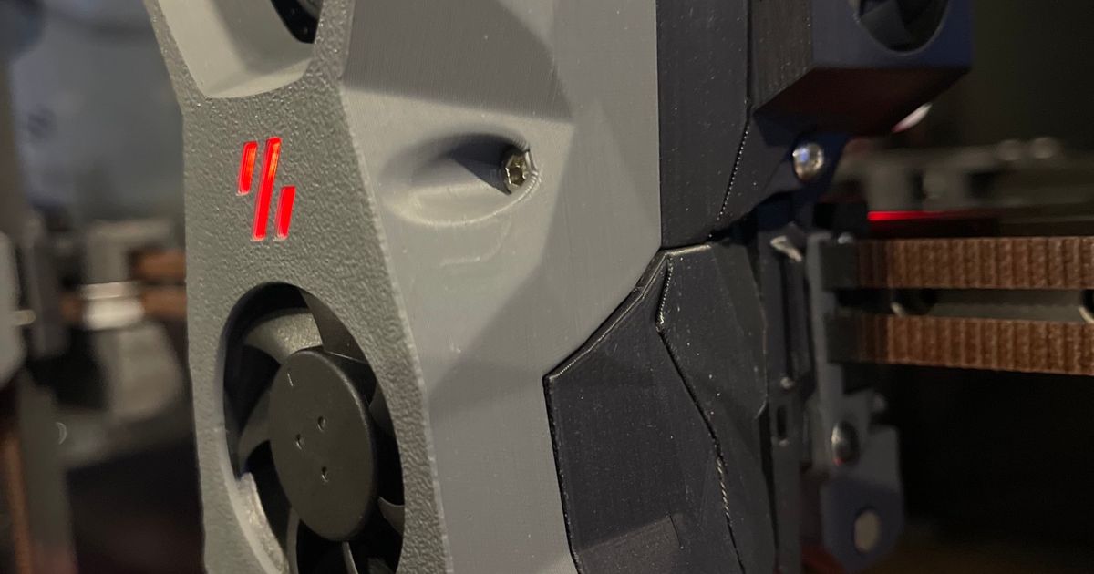 Voron Stealthburner Cable Cover with 30mm Fan da kiloalpha | Scarica il ...