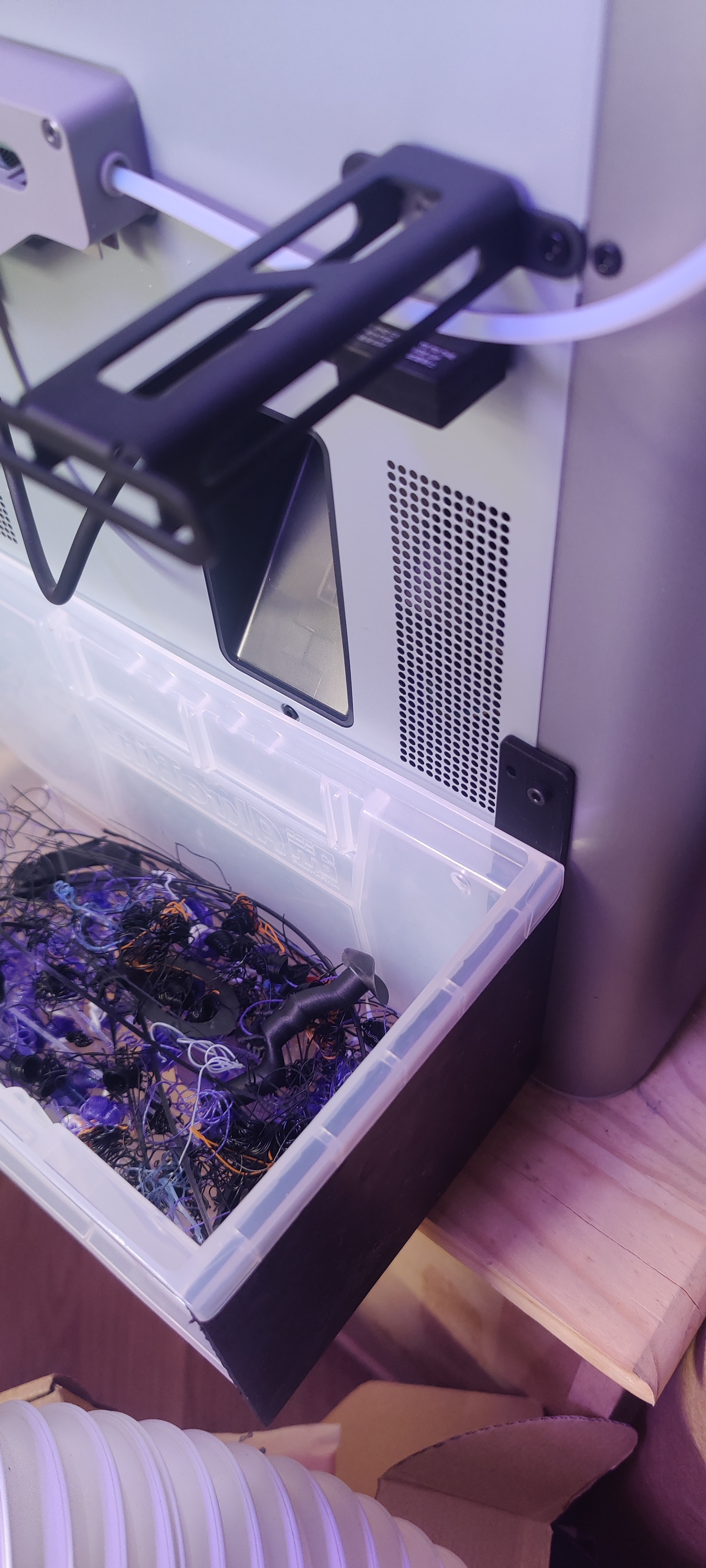 Bambu x1c AkroBin poop chute rack by Derek Chauran | Download free STL ...