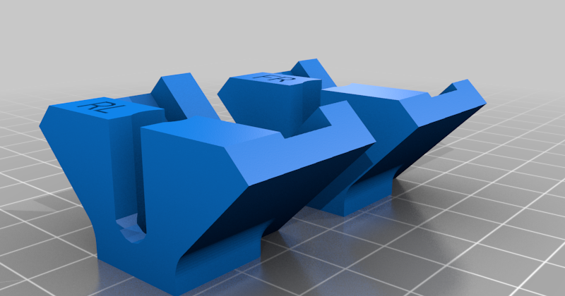 My Customized Adjustable Glass Bed Bracket for FlashForge Creator Pro ...