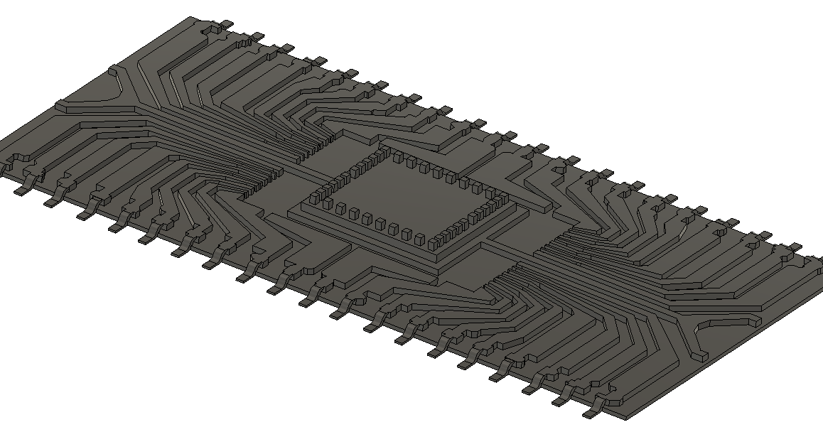 Decapped IC 40-pin by konteliss | Download free STL model | Printables.com