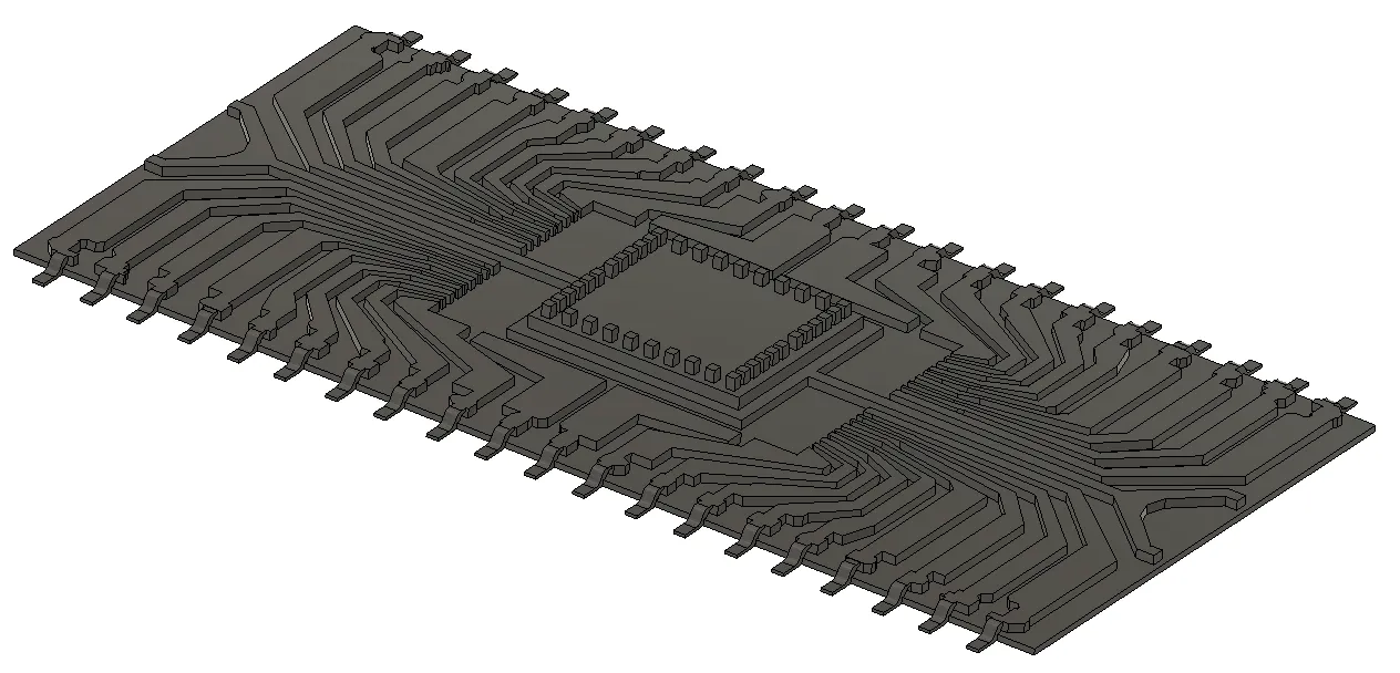 Decapped IC 40-pin by konteliss | Download free STL model | Printables.com