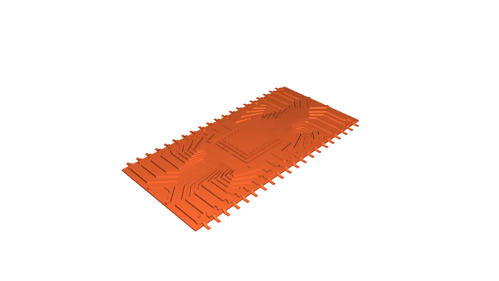 Decapped IC 40-pin by konteliss | Download free STL model | Printables.com