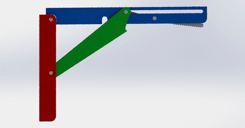 Escuadra plegable by egosum3d | Download free STL model | Printables.com