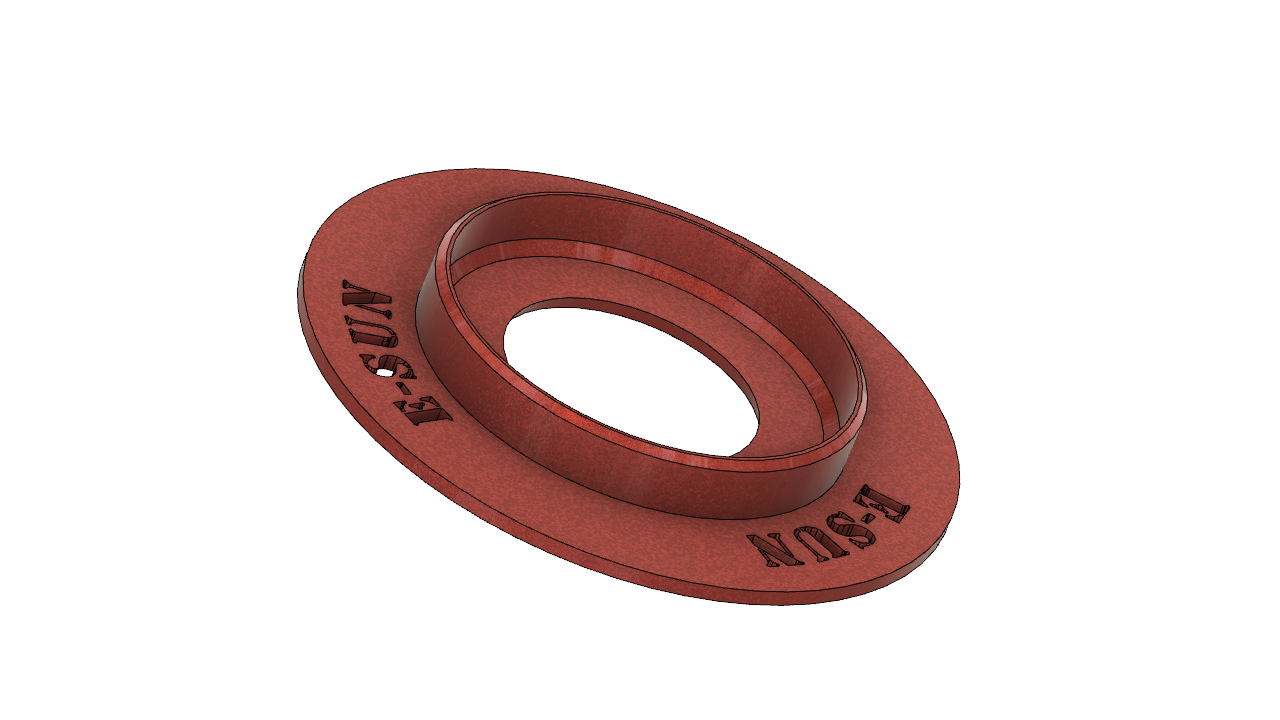 spool Disc made to fit eSUN filament spools by Robin Lysebraate Olsen ...