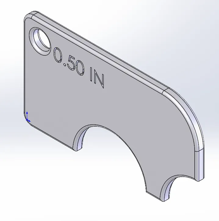 Radius Gauge Plates Imperial by Martin Pitts | Download free STL model ...