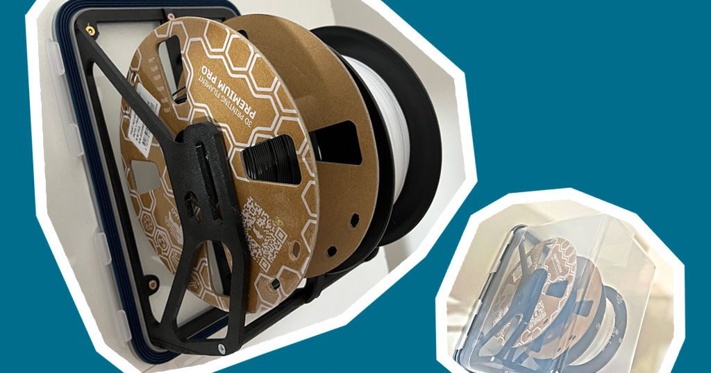 The Dry Boxed Wall Spool Mount by Makangry | Download free STL model ...