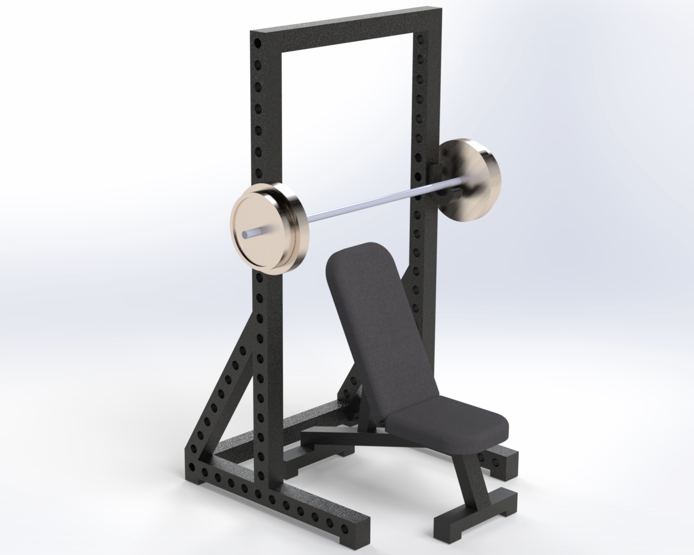 Mini Benchpress by THop3D | Download free STL model | Printables.com