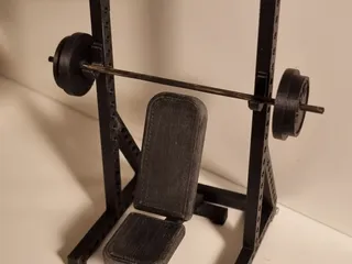 Mini Benchpress by THop3D | Download free STL model | Printables.com