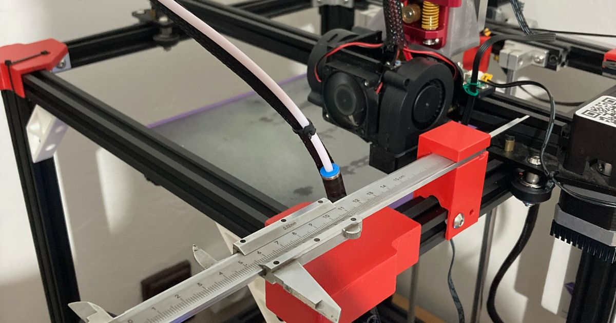 Basic Caliper XY Axis Calibration Mount 2020 by JDS | Download free STL ...