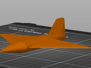 Simple plane/aircraft model by kla | Download free STL model ...