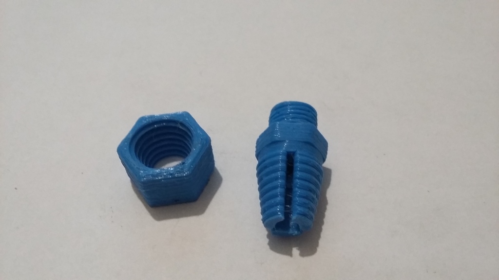 Tapered thread bowden coupling PC4-M6, PC4-M10 by KRtekTM | Download ...